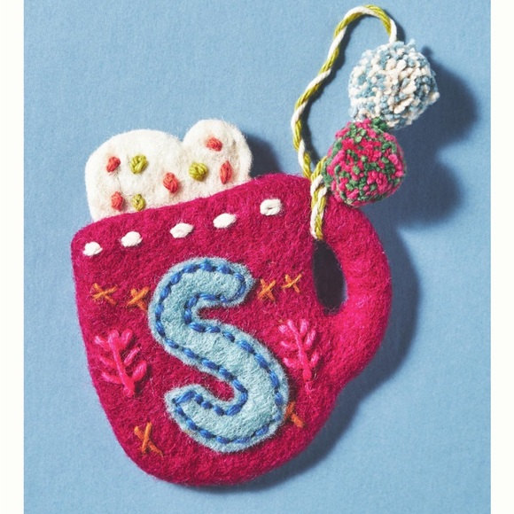 Anthropologie | Holiday | Anthropologie Snowy Day Monogram Christmas ...